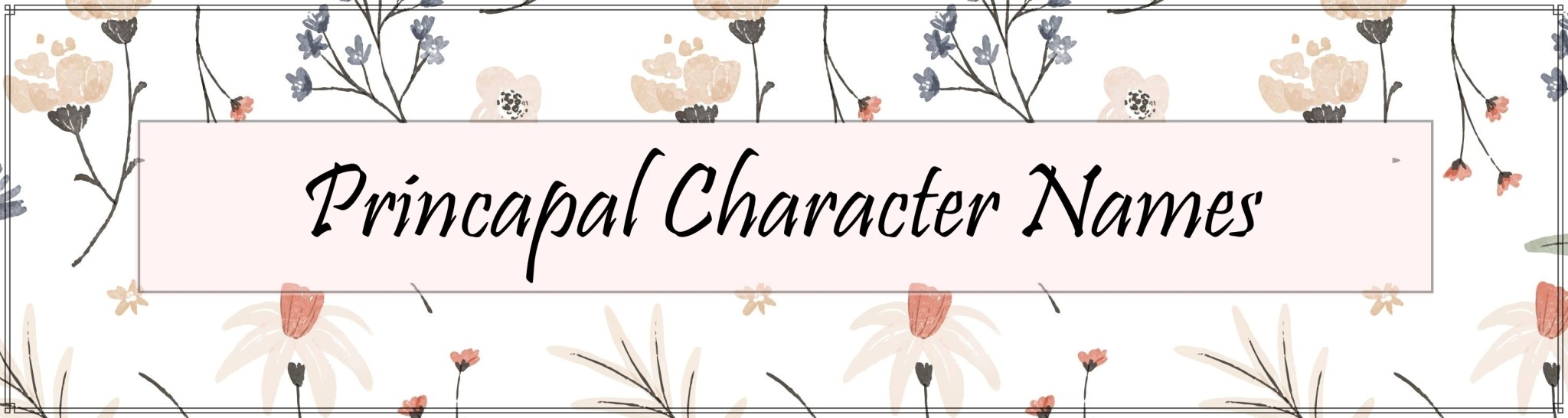 How to Create Unique Character Names – Simply Megan Joy